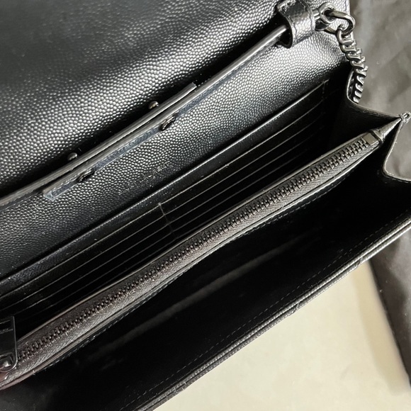 Saint Laurent | Bags | Ysl Cassandre Envelope Chain Wallet | Poshmark
